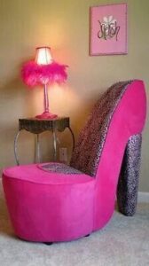 The Ultimate Glamour: High Heel Shoe Chair - REDBOTH