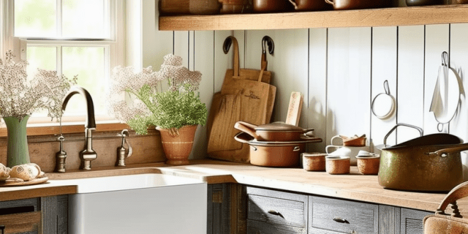 Charming Elements to Create Your Dream Country Kitchen – redboth.com