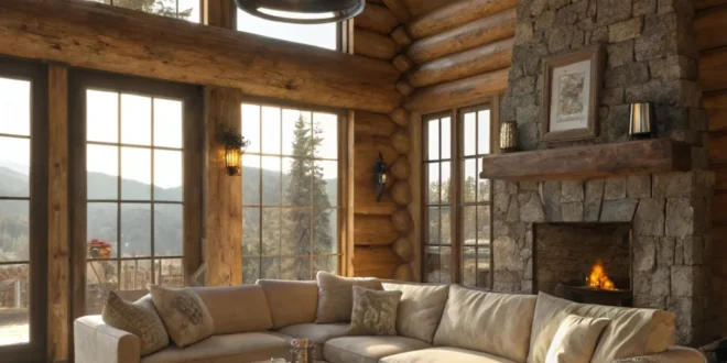 30 Cozy Log Home Interiors: Timeless Style Meets Ultimate Comfort ...