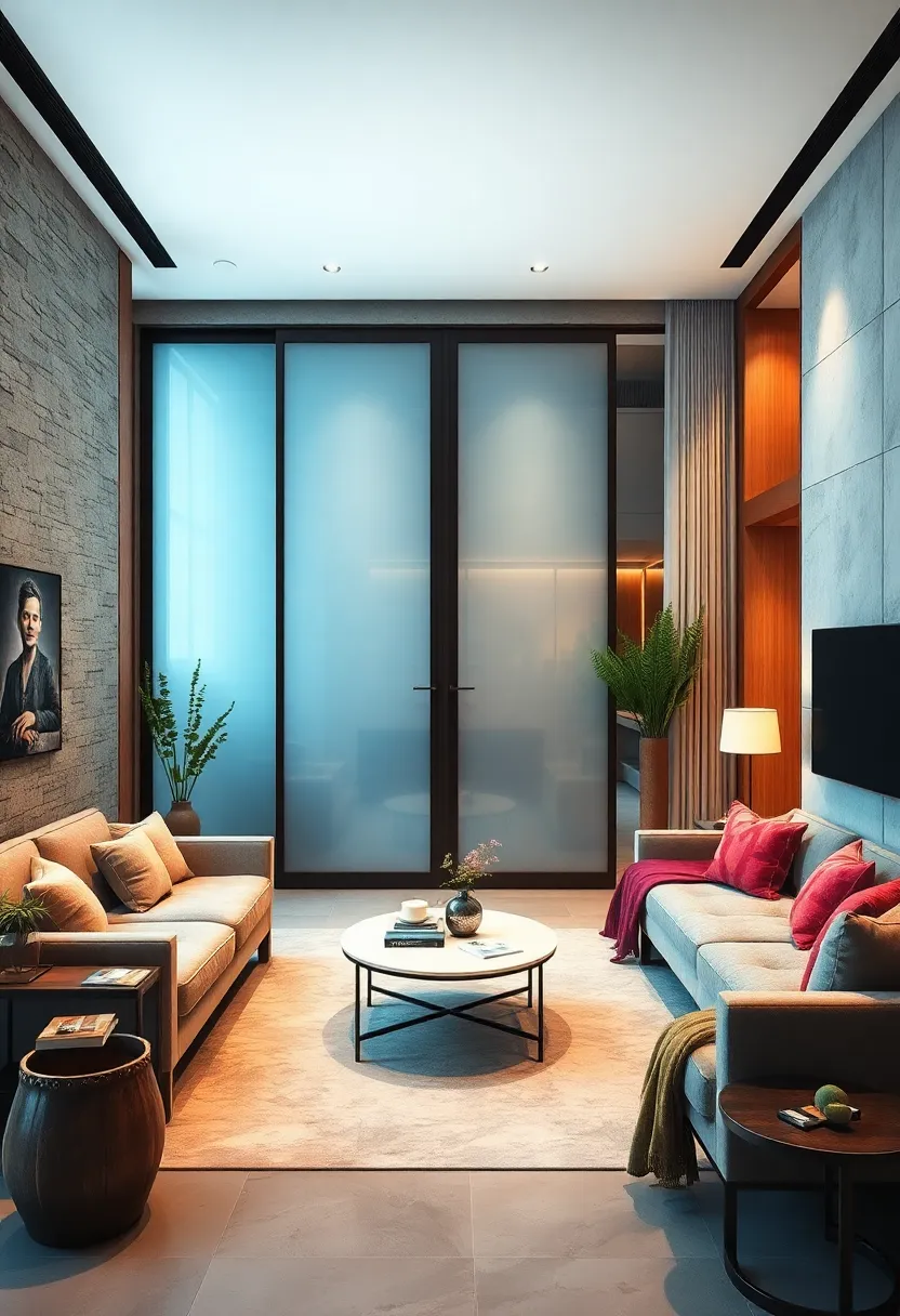 25 Chic Living Room Partitions with Sliding Doors: Maximize Space & Style