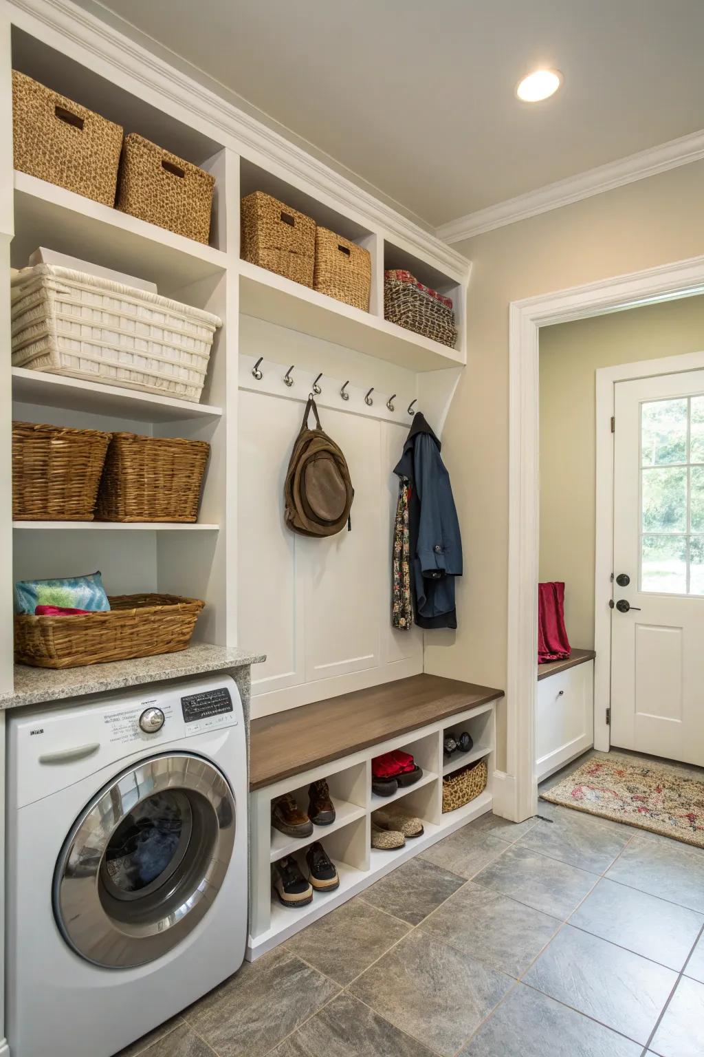 17+ Genius Laundry Closet Ideas to Maximize Space | Small Laundry ...