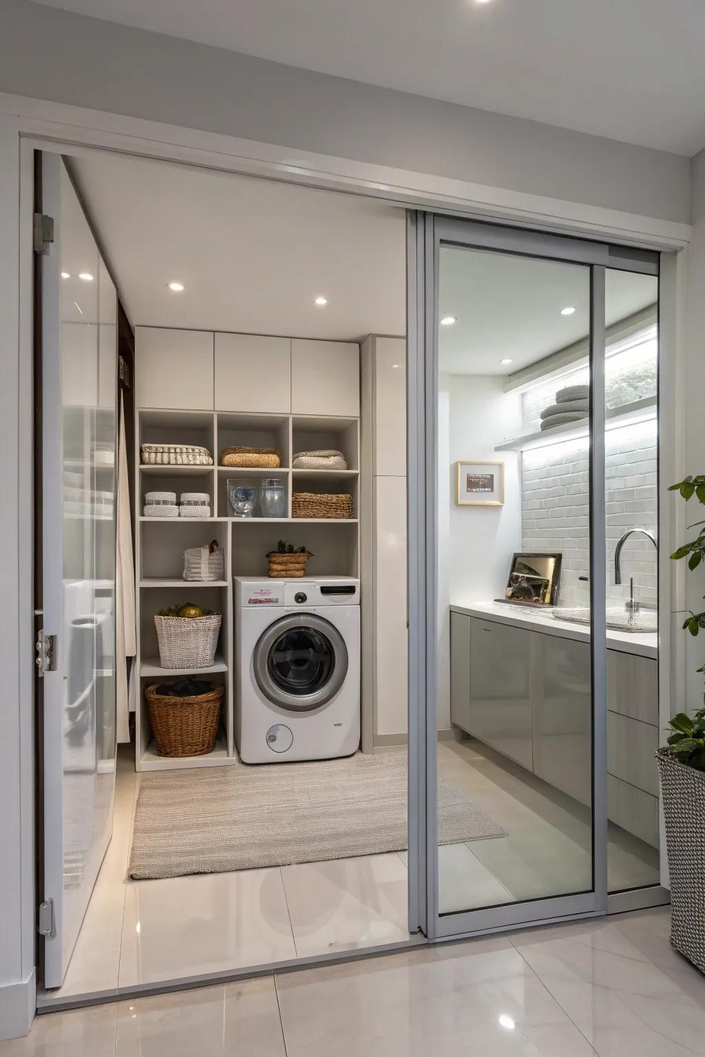 17+ Genius Laundry Closet Ideas to Maximize Space | Small Laundry ...